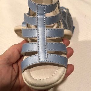Umi | Shoes | Umi Gladiator Sandal Blue Metallic Worn 2x | Poshmark